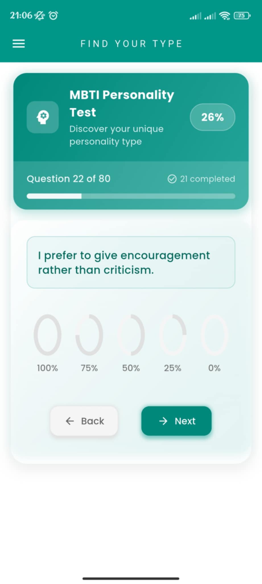 Simply Me - MBTI Personality Test App
